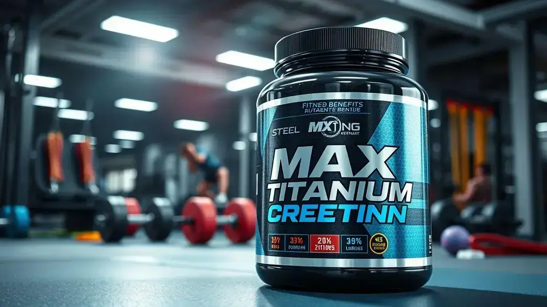 Creatina Max Titanium: O Melhor Suplemento em 2025?