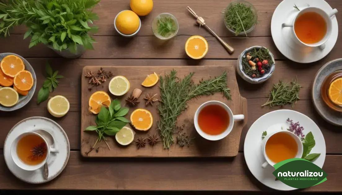 5 receitas criativas usando chá natural
