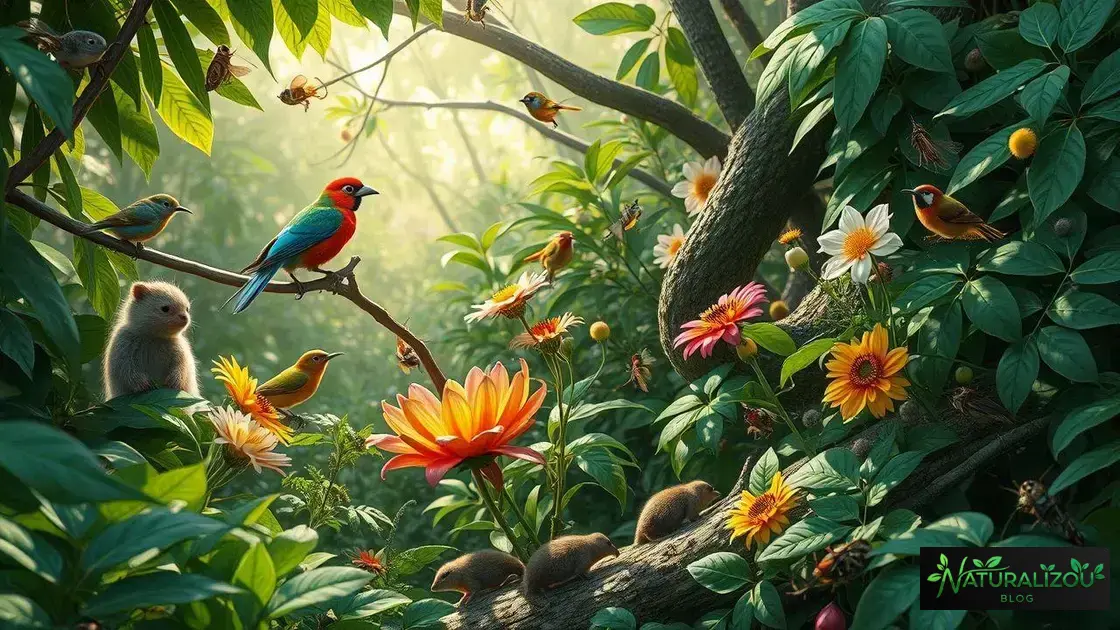 importância de plantas nativas para a fauna local e seu impacto real