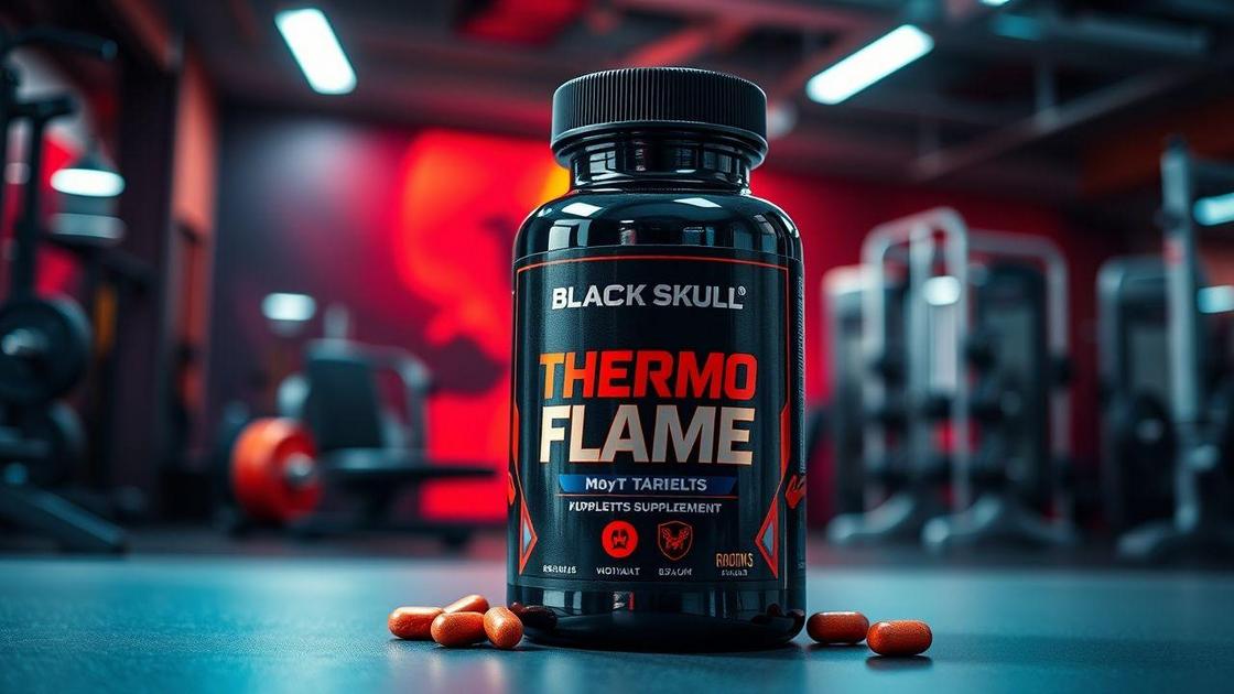 Black Skull Thermo Flame: Energia e Foco em Cada Treino!