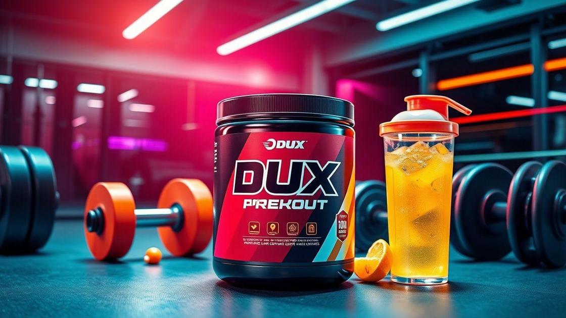 Dux Pre Workout Original: Energia e Foco para Treinos Intensos!
